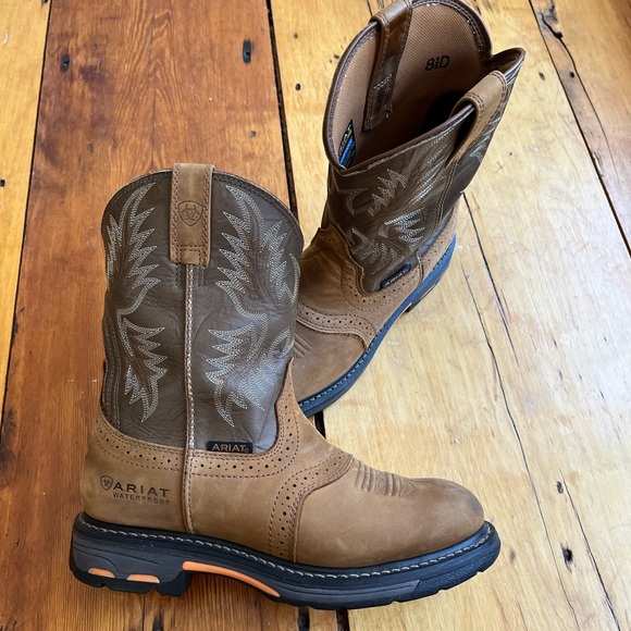 Ariat | Shoes | Mens 85 Ariat Cowboy Work Boots | Poshmark